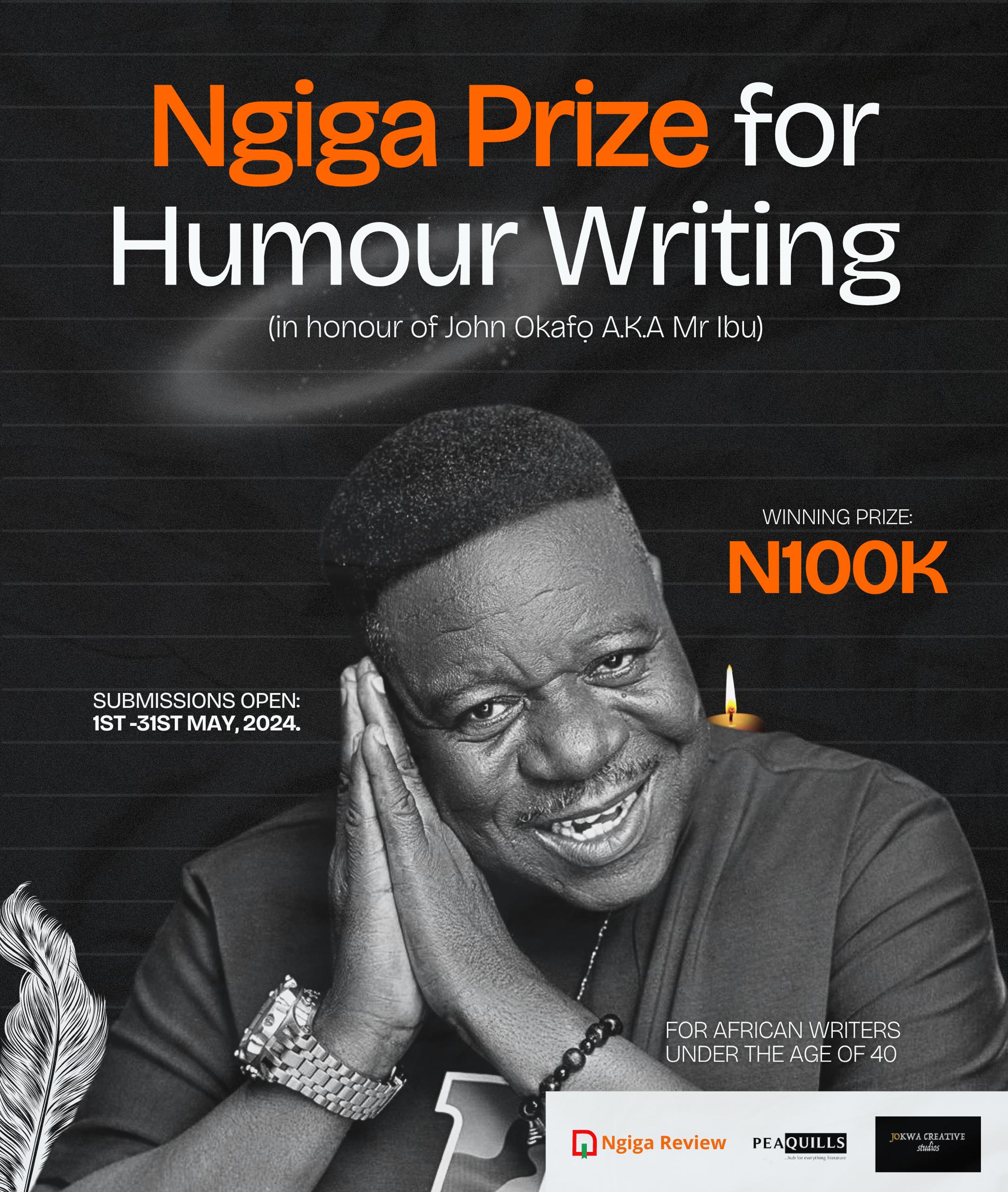 Call for Submissions: The Ngiga Prize for Humour Writing - JAY Lit