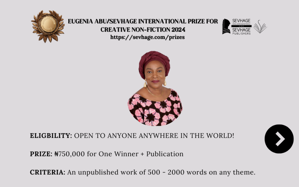 SEVHAGE and ALINEA Launch The Eugenia Abu/SEVHAGE International Prize ...