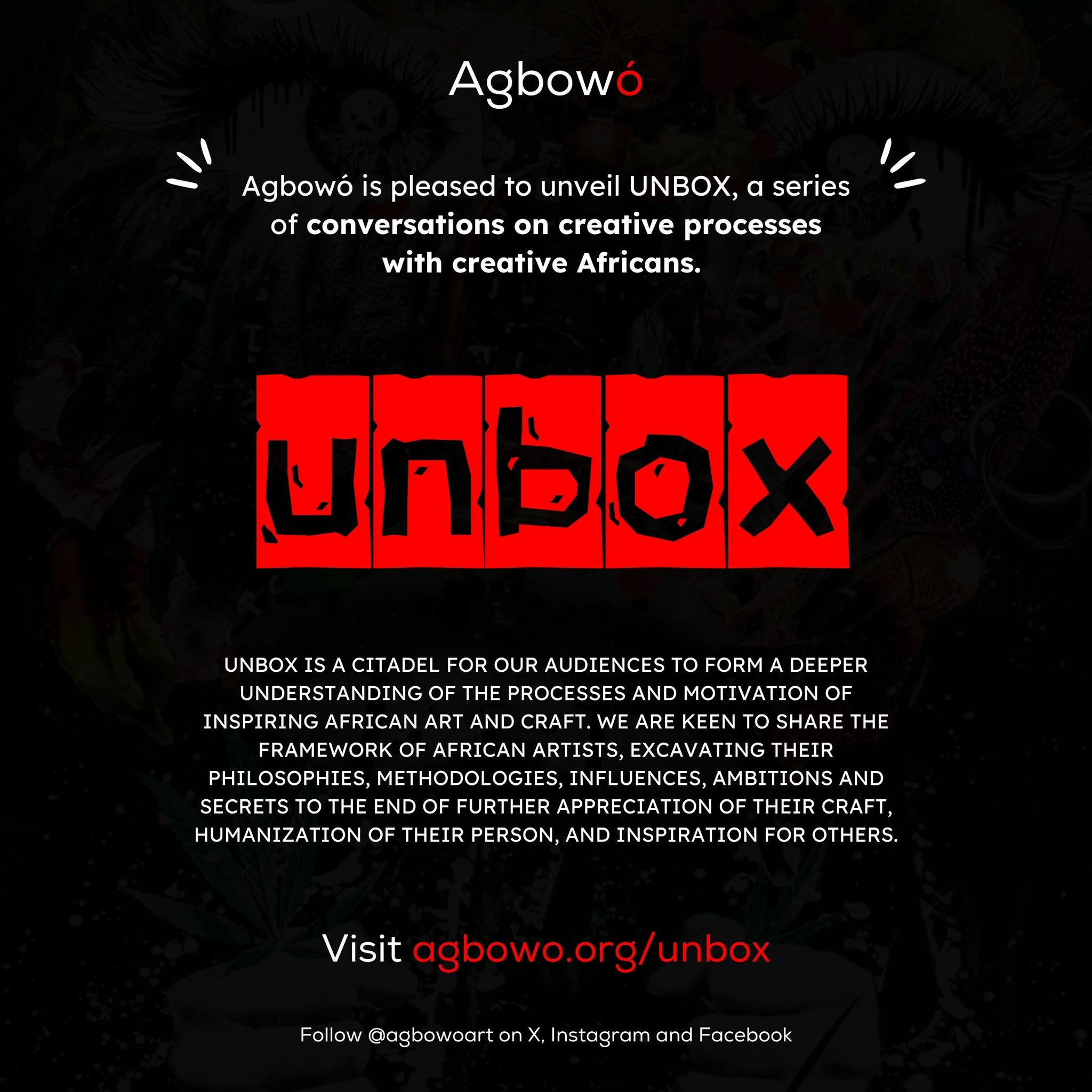 Agbowó Unveils Unbox: An Interview Series - JAY Lit