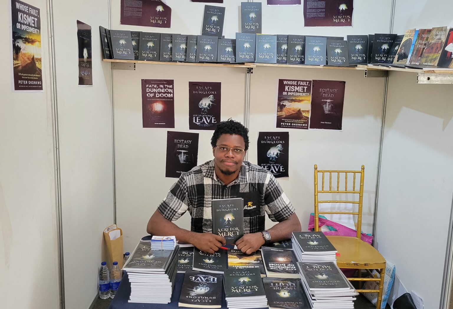 Peter Okonkwo Exhibits New Book, A Cry for Mercy, At The 2024 Nigeria International Book Fair ...