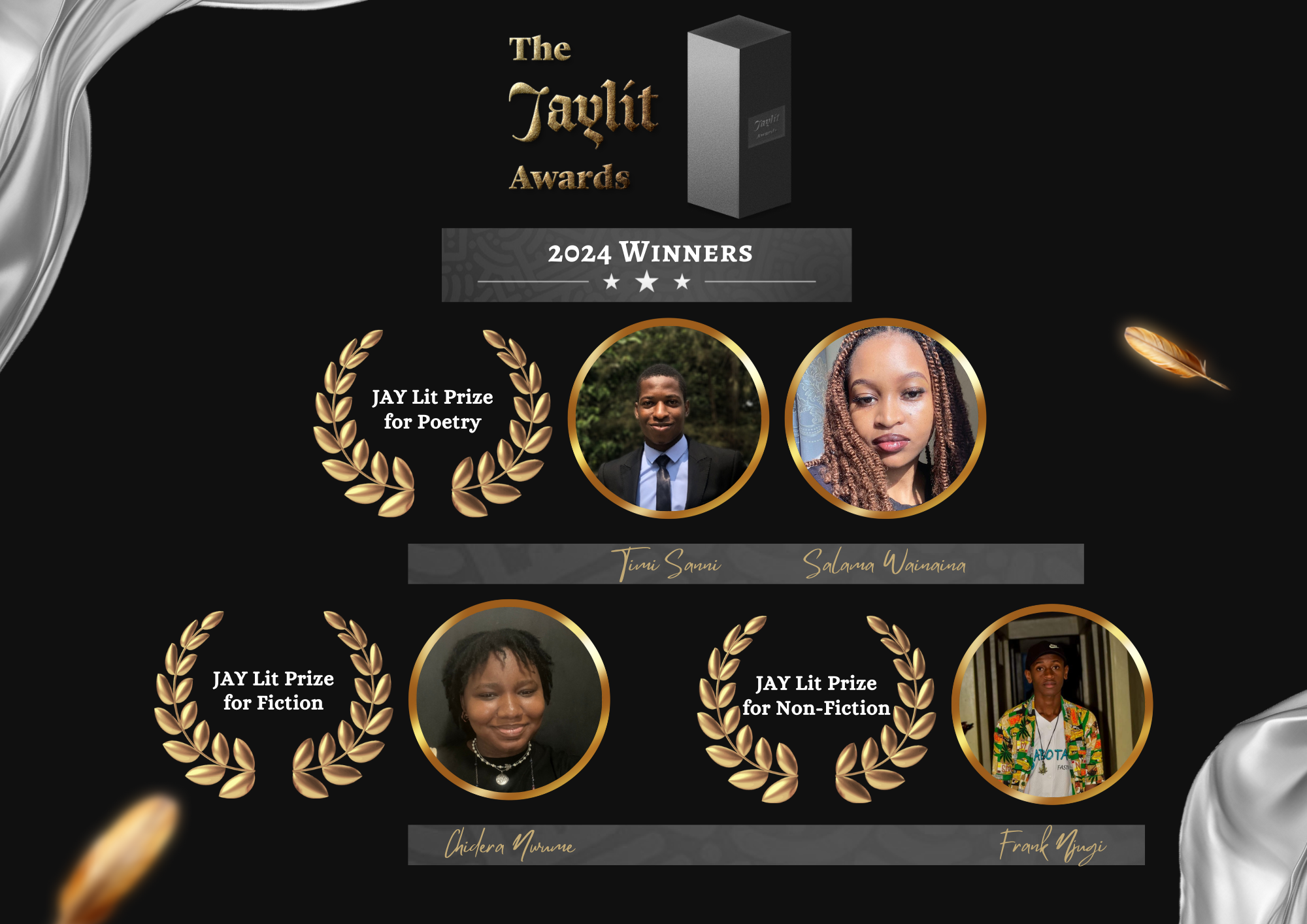 Announcing The 2024 JAY Lit Awards Winners - JAY Lit