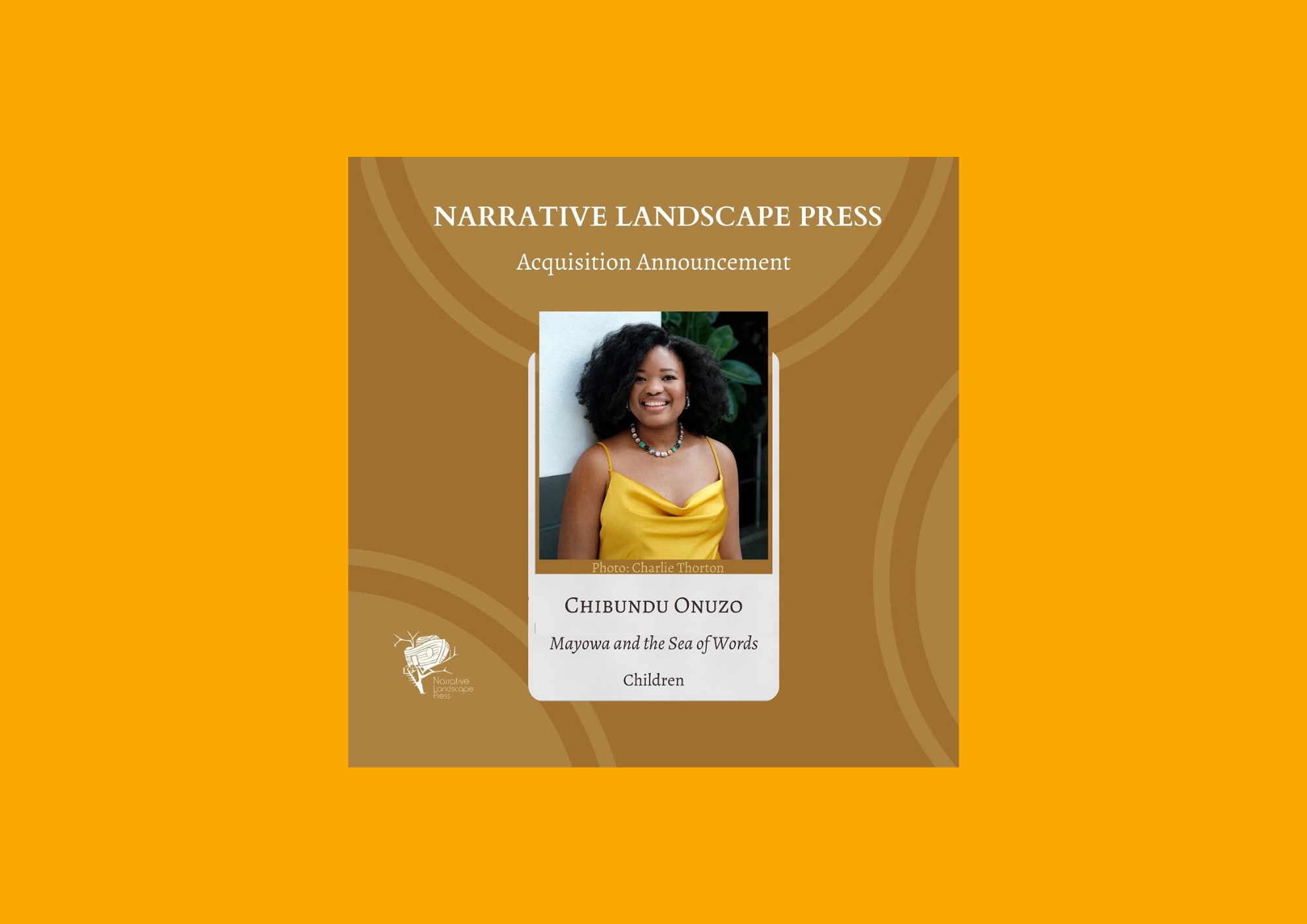 Narrative Landscape Press Acquires Chibundu Onuzo’s “Mayowa and the Sea ...